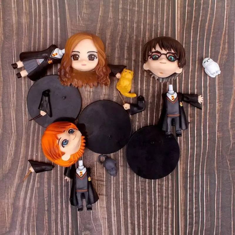 6 Figuras de Colección Pelicula Harry Potter Hermione Ron PVC | $ 299 ...